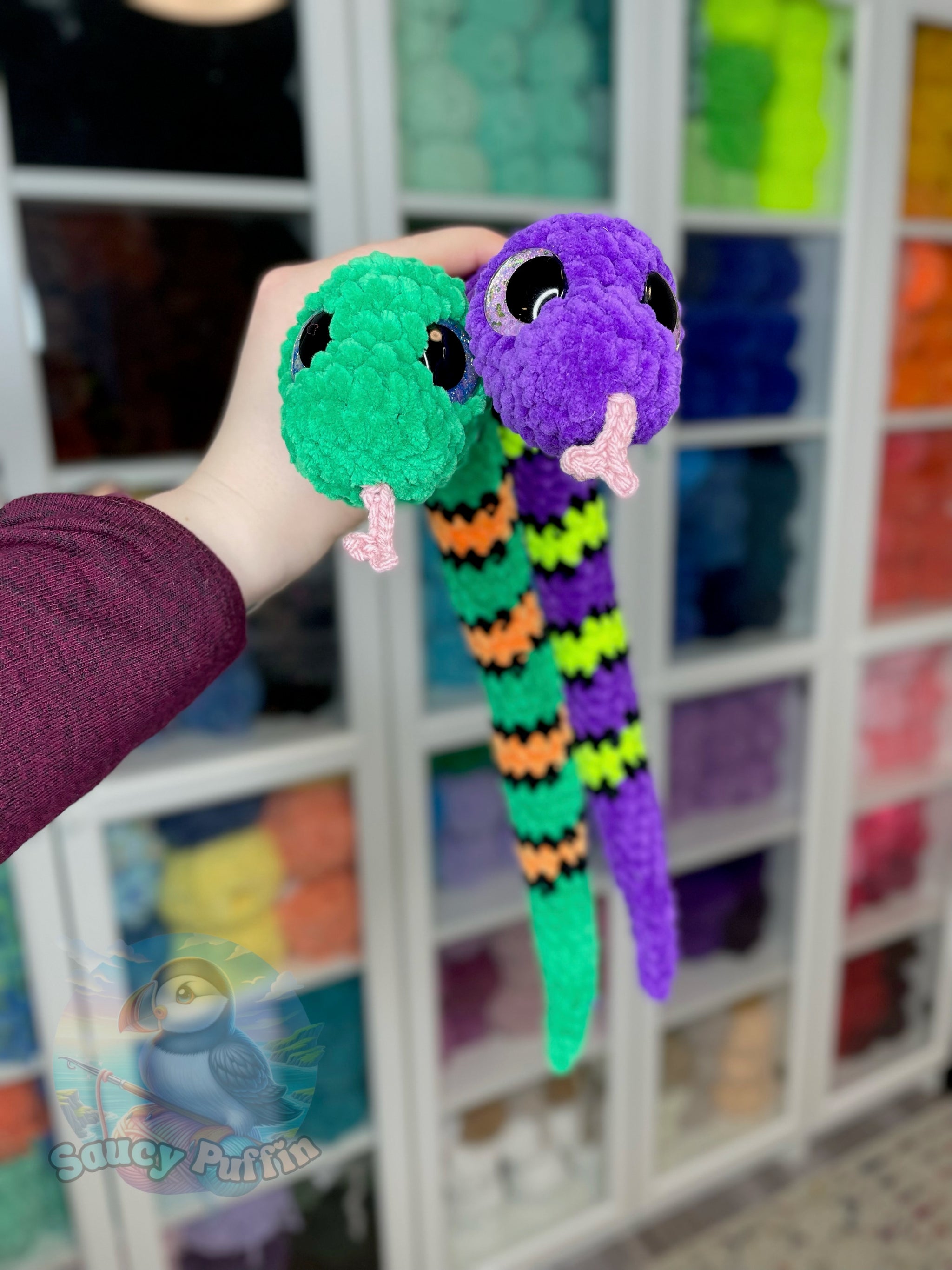 Hatching Baby Snake Crochet Pattern – Saucy Puffin Crafts