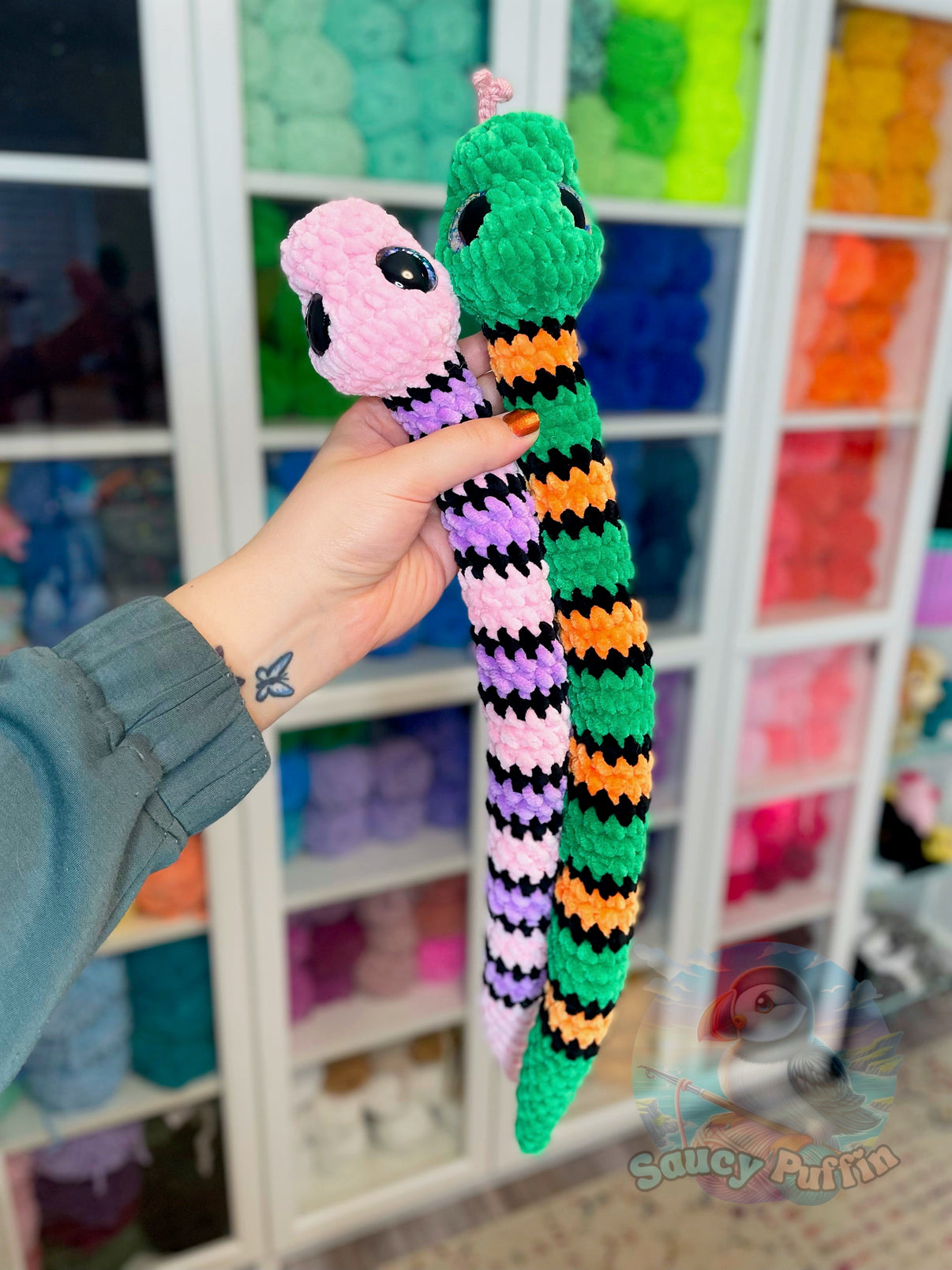 Hatching Baby Snake Crochet Pattern – Saucy Puffin Crafts