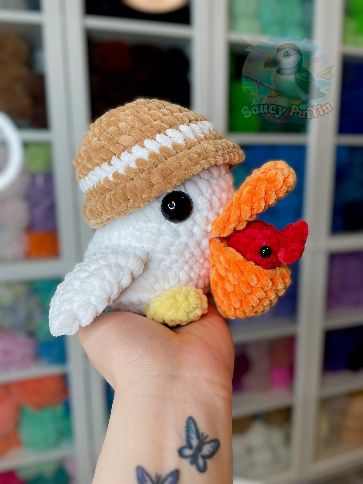 No Sew Paddy the Pelican + Friends Crochet Pattern – Saucy Puffin Crafts